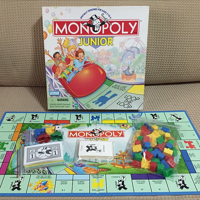 Monopoly Junior Game - Used Complete Set, Hobbies & Toys, Toys & Games ...