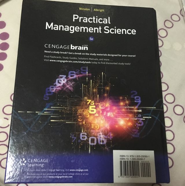 Practical Management Science Textbook, Hobbies & Toys, Books ...