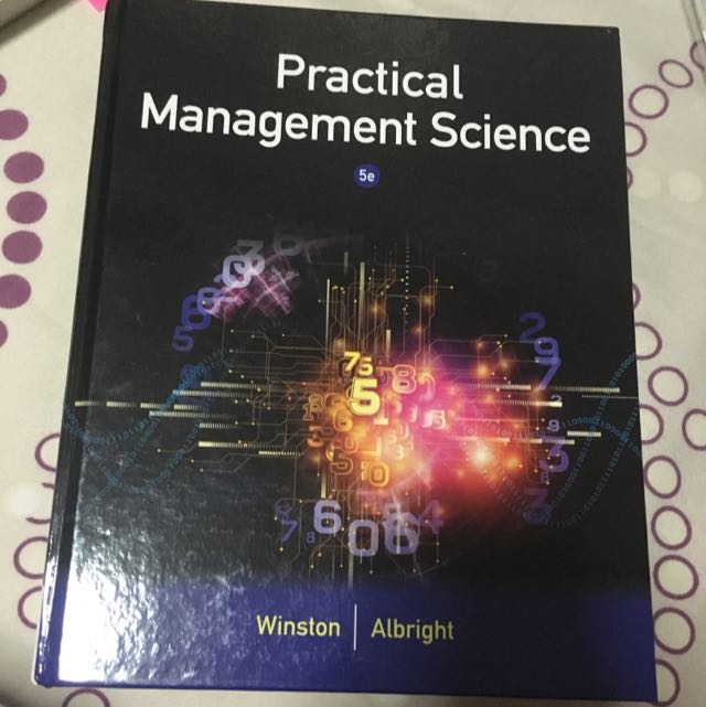 Practical Management Science Textbook, Hobbies & Toys, Books ...