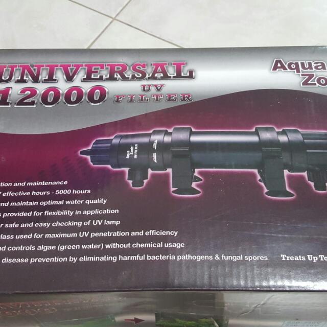 Aqua Zonic Universal 12000 Uv Filter, Pet Supplies, Homes & Other Pet Accessories on Carousell