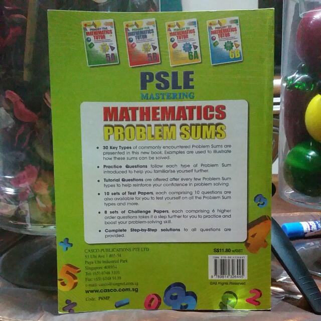 Casco PSLE Mastering Mathematics Problem Sums, Hobbies & Toys, Books ...