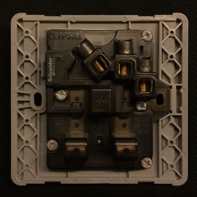 Clipsal / Schneider Design Power Socket (Used), Furniture & Home Living ...