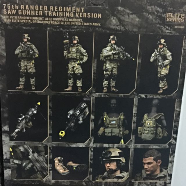 DAM Toys 75th Ranger Regiment SAW Gunner, Hobbies & Toys, Toys & Games ...