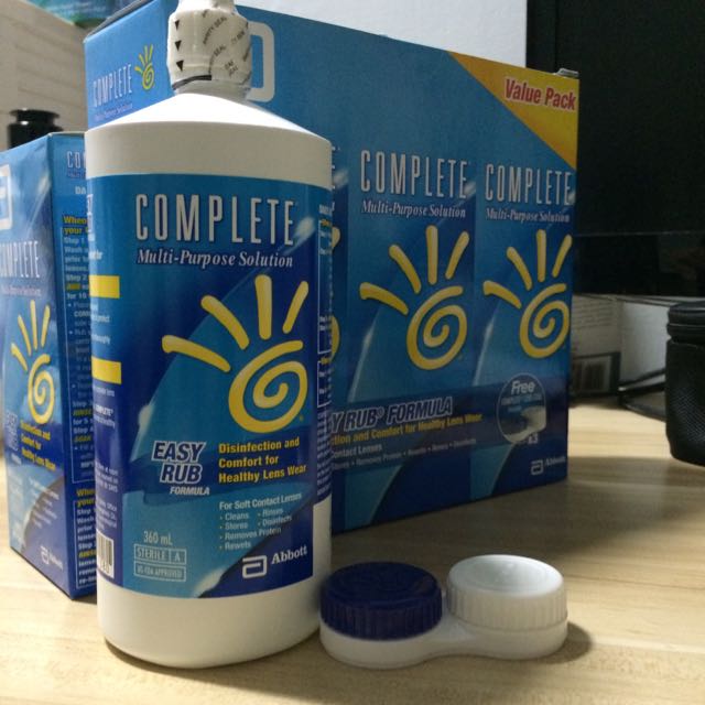 Complete Contact Lens Solution, Beauty & Personal Care, Face, Face Care ...