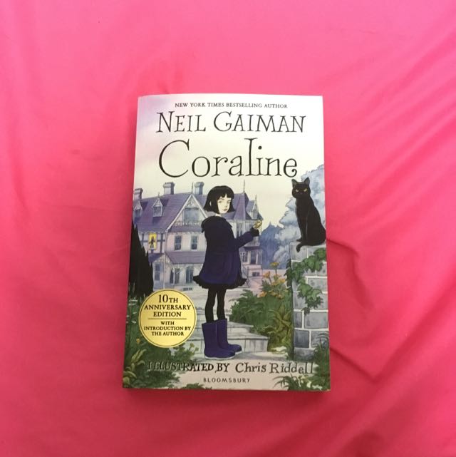 coraline by Neil Gaiman, Hobbies & Toys, Books & Magazines, Fiction ...