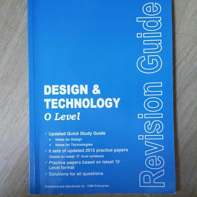 Design And Technology Revison Guide, Hobbies & Toys, Books & Magazines ...