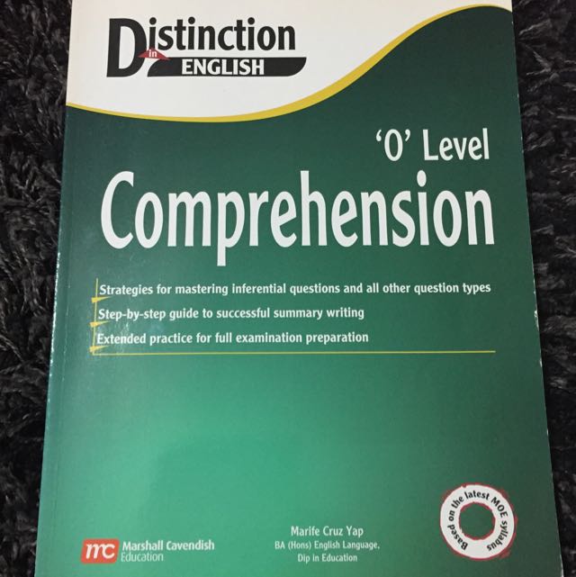 Marshall Cavendish Distinction In English O Level Comprehension, Hobbies & Toys, Books ...