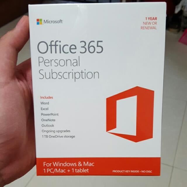 Microsoft Office 365 Personal Subscription, Everything Else on Carousell