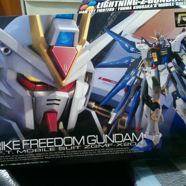 RG Strike Freedom Gundam, Hobbies & Toys, Toys & Games on Carousell