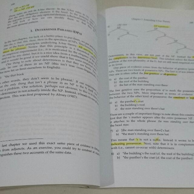 Syntax A Generative Introduction Hobbies And Toys Books And Magazines Textbooks On Carousell