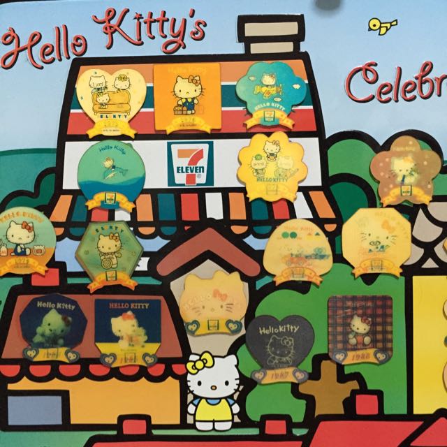Hello Kitty 30th Anniversary 7-Eleven Magnet Collection, Hobbies & Toys ...