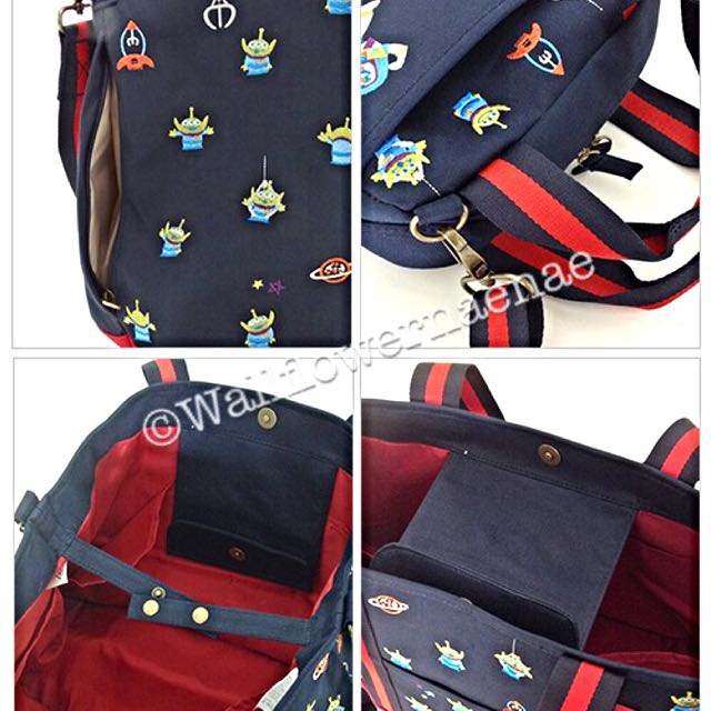 (PO) Rootote x Disney Toy Story / Chip & Dale Mummy Roo Tote / Diaper ...