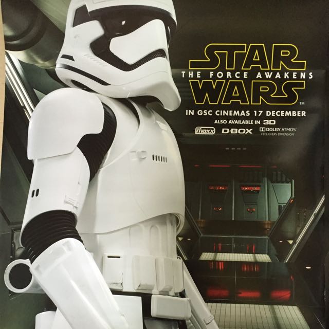 Starwars Storm Trooper Poster, Sports Equipment, Exercise & Fitness ...