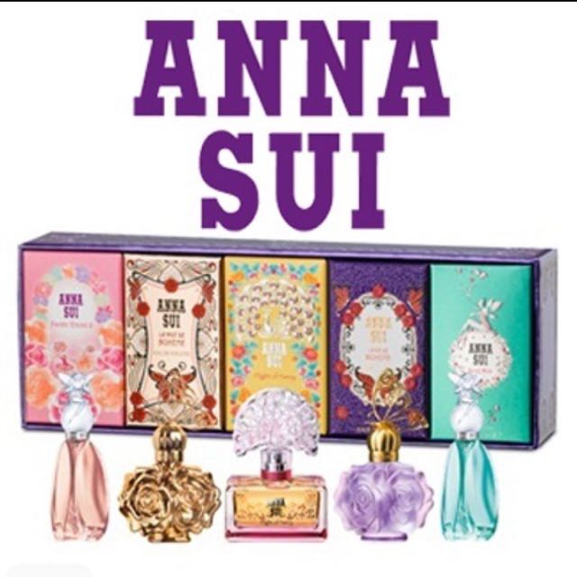 Brand New 5 PCS ANNA SUI MINIATURE COLLECTION SET 2014, Beauty ...