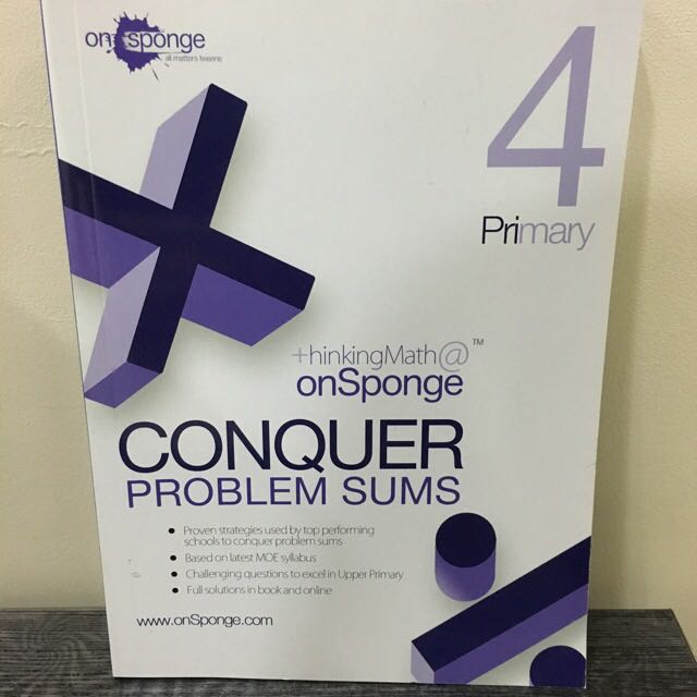 Onsponge Maths Problem Solving Book Set, Hobbies & Toys, Books ...