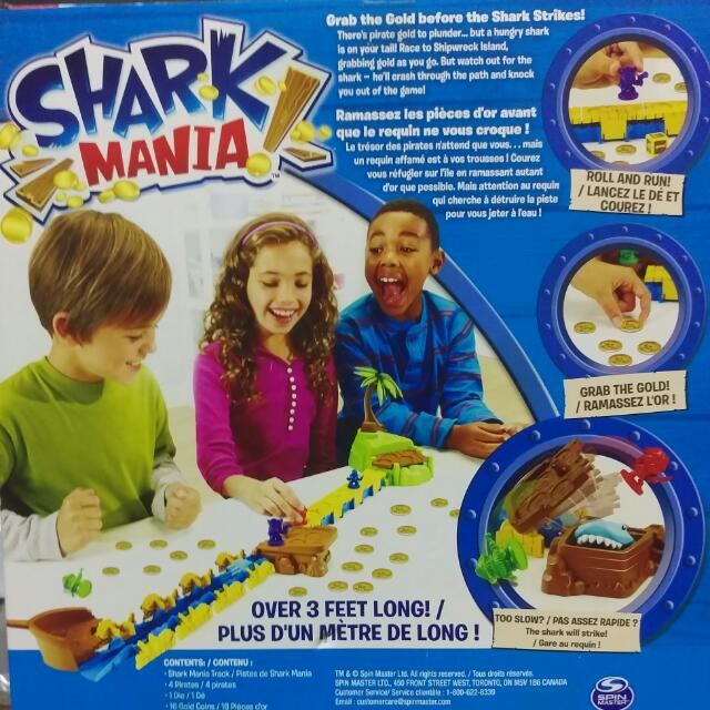 Shark mania Board Game, Hobbies & Toys, Toys & Games on Carousell