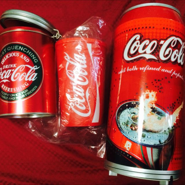 Coca Cola Collectible (lamp, Biscuit Tin And Drinkable Mug), Furniture ...