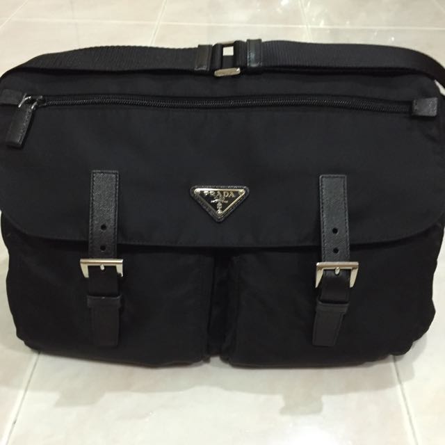 Prada Messenger Bag, Luxury, Bags & Wallets on Carousell
