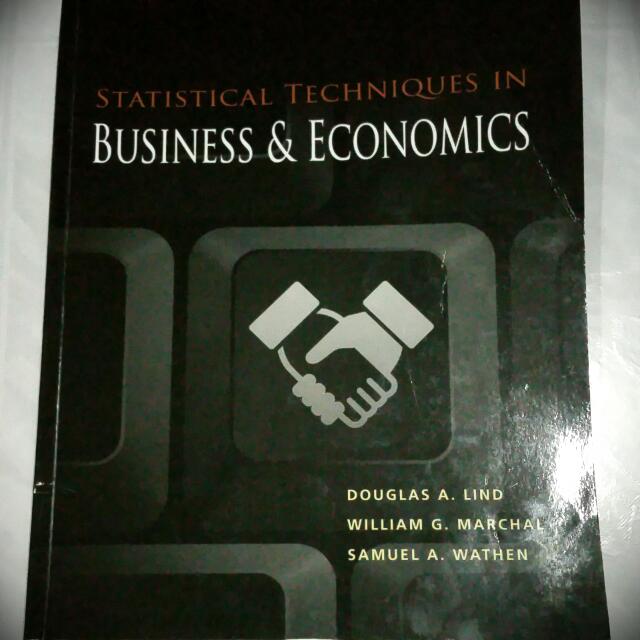 Statistical Techniques In Business & Economics By Douglas A. Lind ...