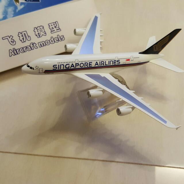 SIA Airbus A380 Aircraft Models figurine display collectibles transport ...