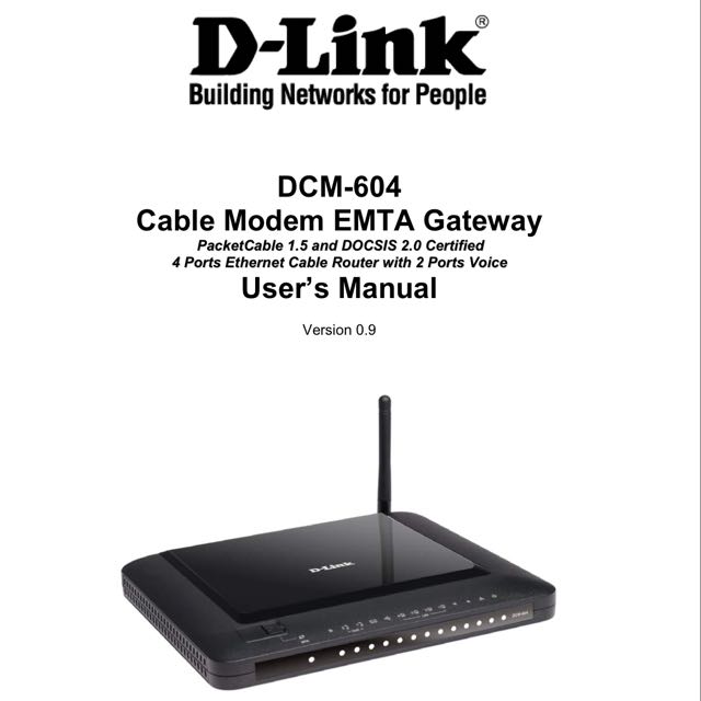D-Link DCM-604 Cable Modem, Computers & Tech, Parts & Accessories ...