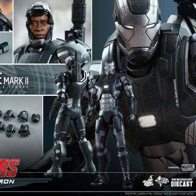 Hot Toys Iron man Stealth Mark VII and AOU Diecast War Machine ...