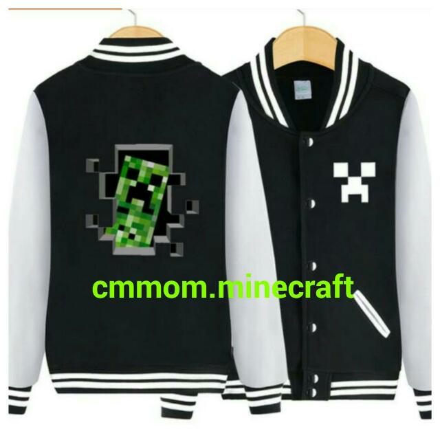 Minecraft varsity Jacket, Hobbies & Toys, Toys & Games on Carousell