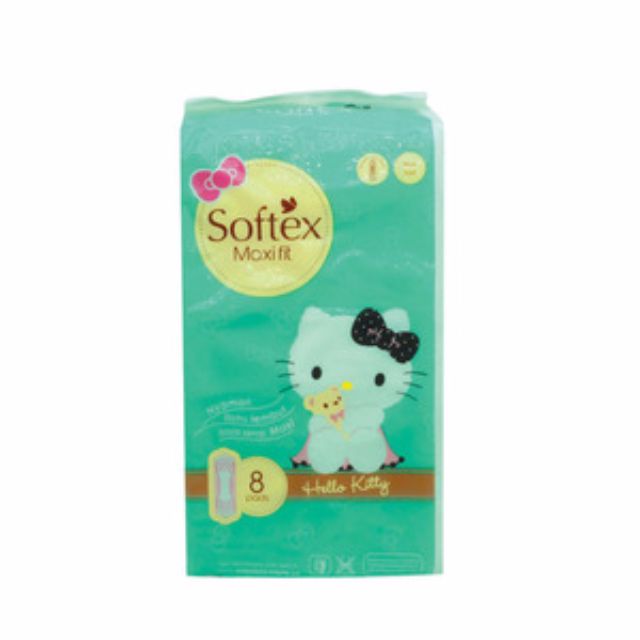 Softex Hello Kitty Maxi Fit Non-wing 23CM (8PCS), Babies & Kids, Babies ...