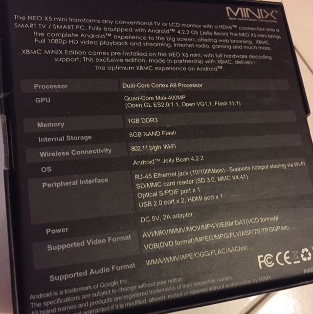 Android Smart Tv Neo X5 Mini, TV & Home Appliances, TV & Entertainment ...