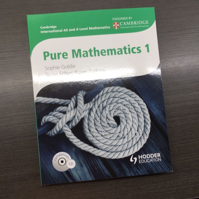 Cambridge International AS Pure Mathematics 1 Textbook by Hodder ...