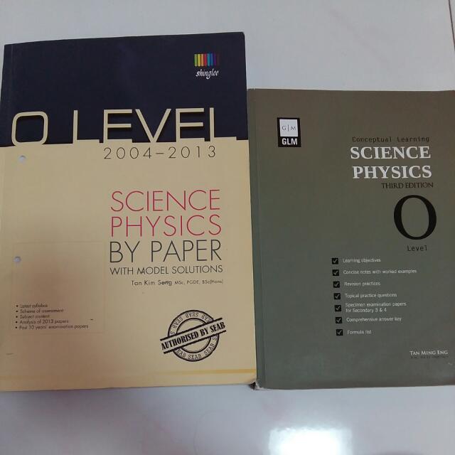 O Level Physics TYS And Revision Book, Hobbies & Toys, Books ...
