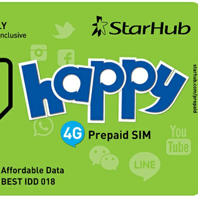 $30 Starhub Prepaid Credits Via Happy Transfer, Everything Else on ...