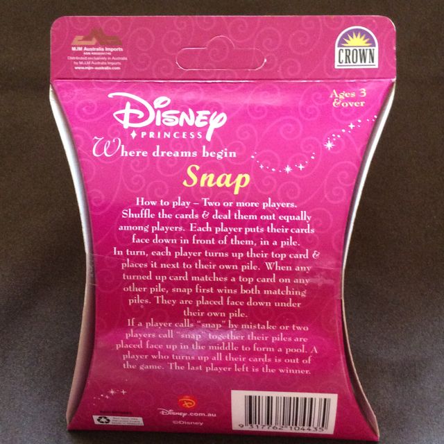[BNIP] Disney Princess Snap Card Game, Hobbies & Toys, Toys & Games on ...