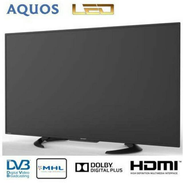 Brand NEW Sharp Aquos 40” Full-HD LED TV (Model: LC-40LE460X ...