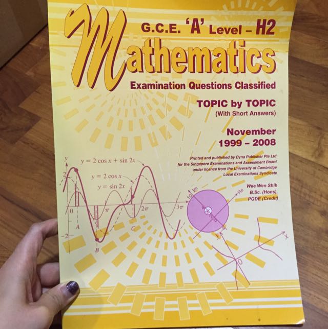 GCE 'A' level - Mathematics H2 TYS, Hobbies & Toys, Books & Magazines ...