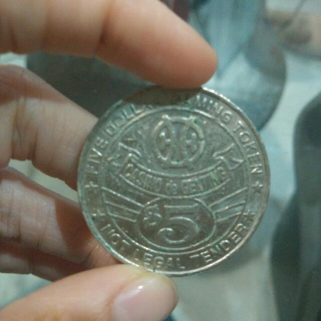 Genting 5 Dollar Gaming Token, Hobbies & Toys, Collectibles ...
