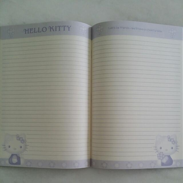 Hello Kitty Note Book, Hobbies & Toys, Books & Magazines, Children's ...
