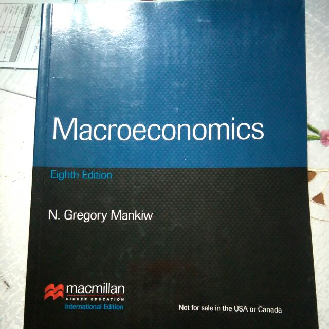 Macroeconomics (Eight Edition) - N. Gregory Mankiw, Hobbies & Toys ...