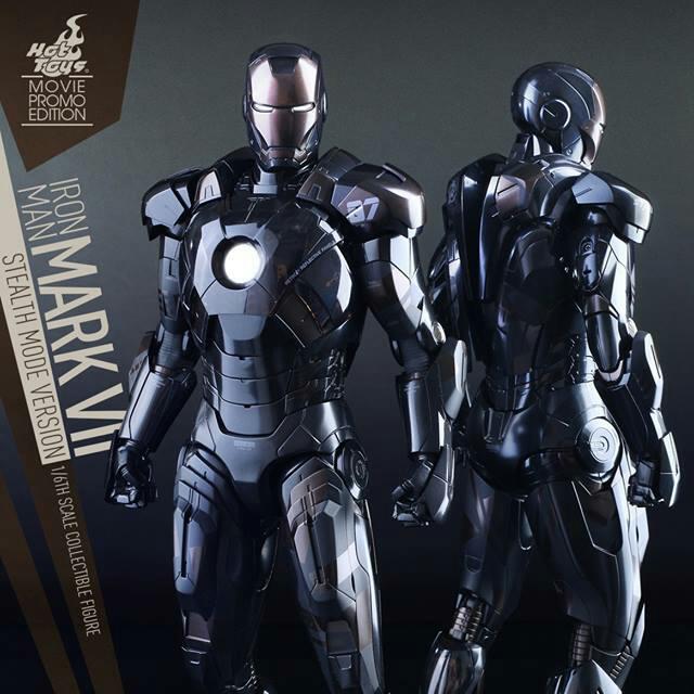 [MIB] $450 Avengers Iron Man Mark VII Stealth Sideshow Exclusive Hot ...
