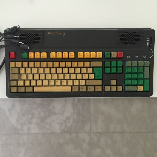 Original Vintage Bloomberg Dealers Keyboard, Hobbies & Toys ...
