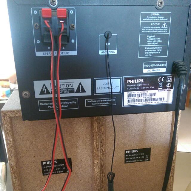 Philips Micro Music System MCM1150, Computers & Tech, Parts ...