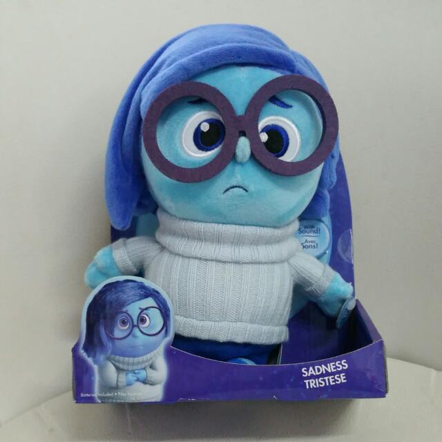 TOMY Sadness Talking Toy From Inside Out, Hobbies & Toys, Toys & Games ...