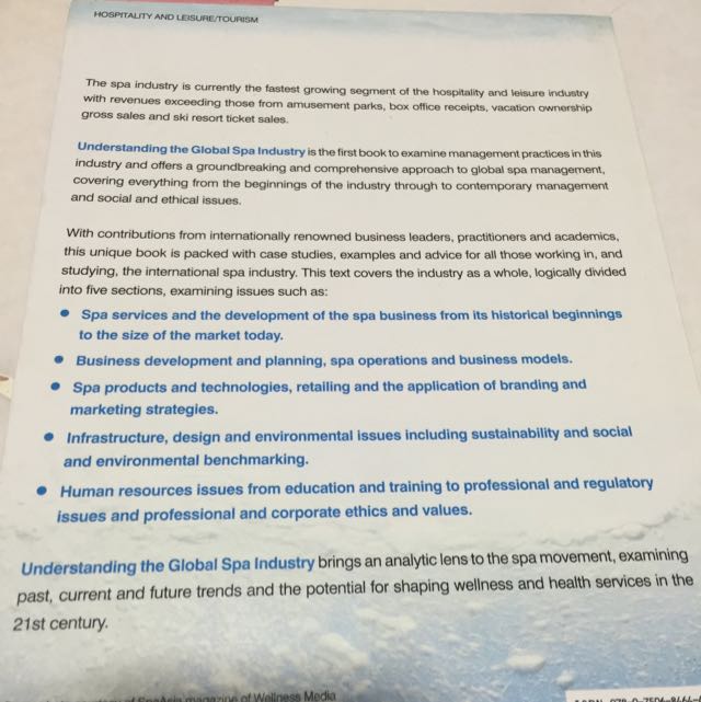 Understanding The Global Spa Industry- Spa Management, Hobbies & Toys ...