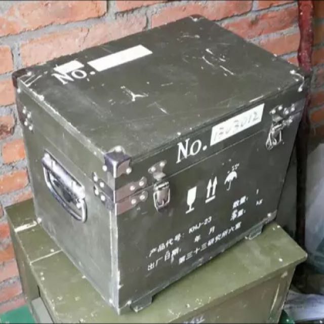Vintage Chinese Military Wooden Chest, Hobbies & Toys, Memorabilia ...