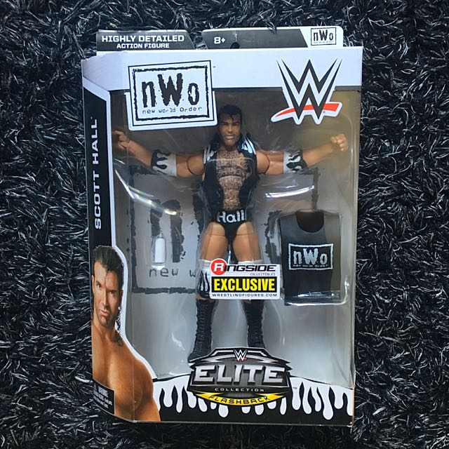 WWE Mattel Elite NWO Scott Hall "Razor Ramon" ONE LAST PIECE, Hobbies ...