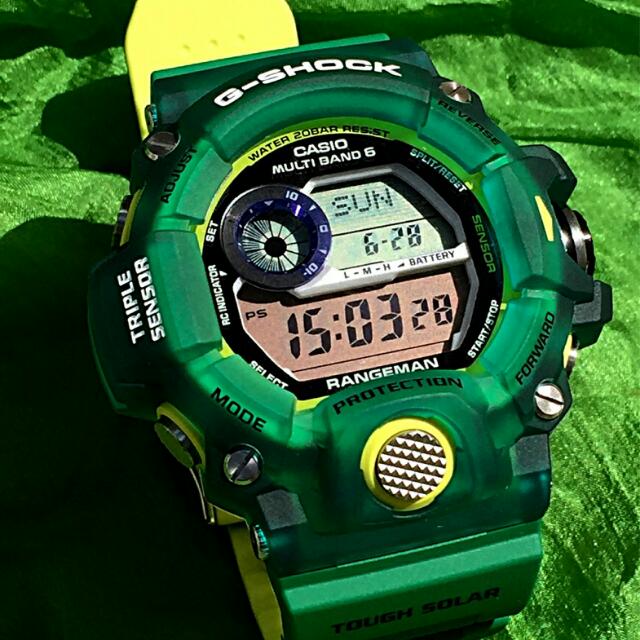 Casio G-shock Gw-9401kj-3 Green Jelly Rangeman, Health & Nutrition ...