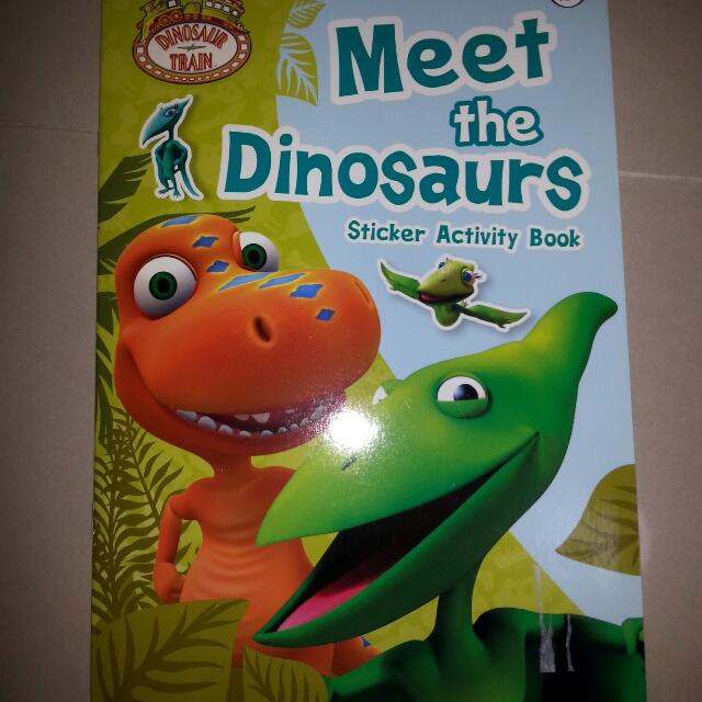 Dinosaur Train "Meet the Dinosaurs" Sticker Activity Book, Hobbies ...