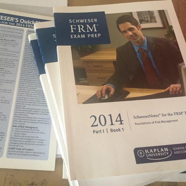 FRM Level I Schweser Note + Cheatsheet + Mock, Hobbies & Toys, Books ...