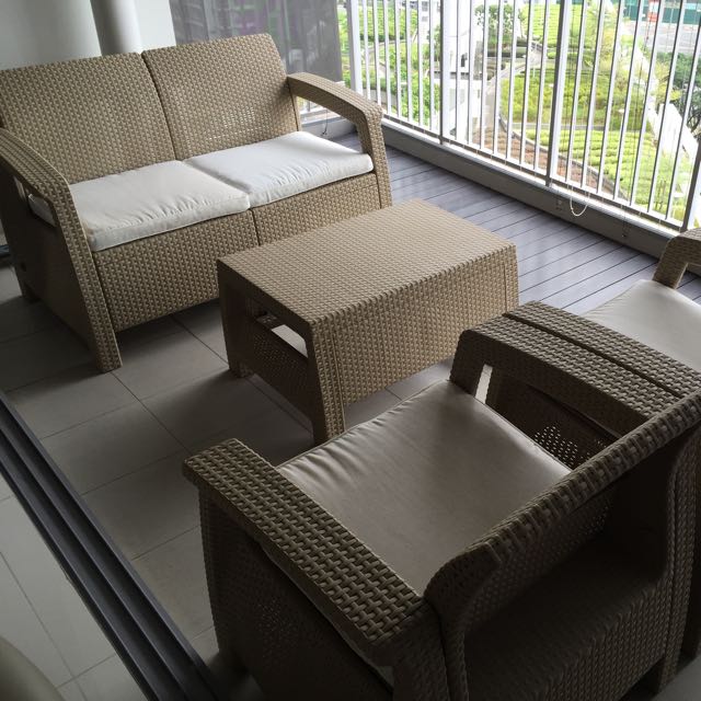 Outdoor Balcony/ Patio Furniture, Furniture & Home Living, Outdoor Furniture on Carousell
