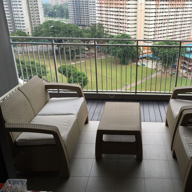 Outdoor Balcony/ Patio Furniture, Furniture & Home Living, Outdoor Furniture on Carousell